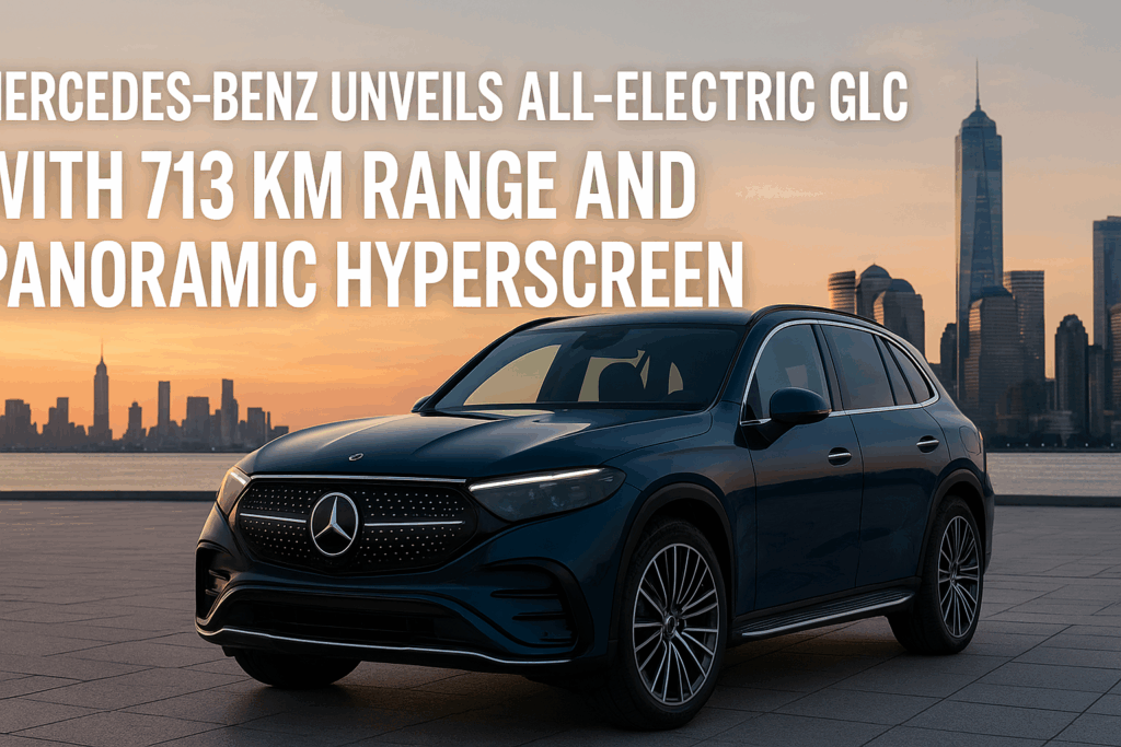 Mercedes-Benz Unveils All-Electric GLC with 713 km Range and Panoramic ...